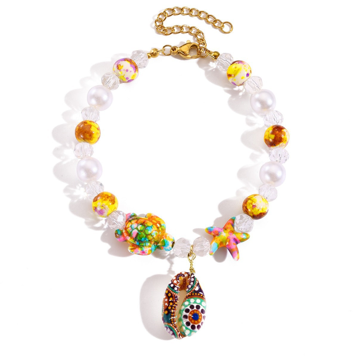 Rainbow Turtle and Shell Bracelet-- Buy 1 Get 1 Free For Summer – Gagagleam
